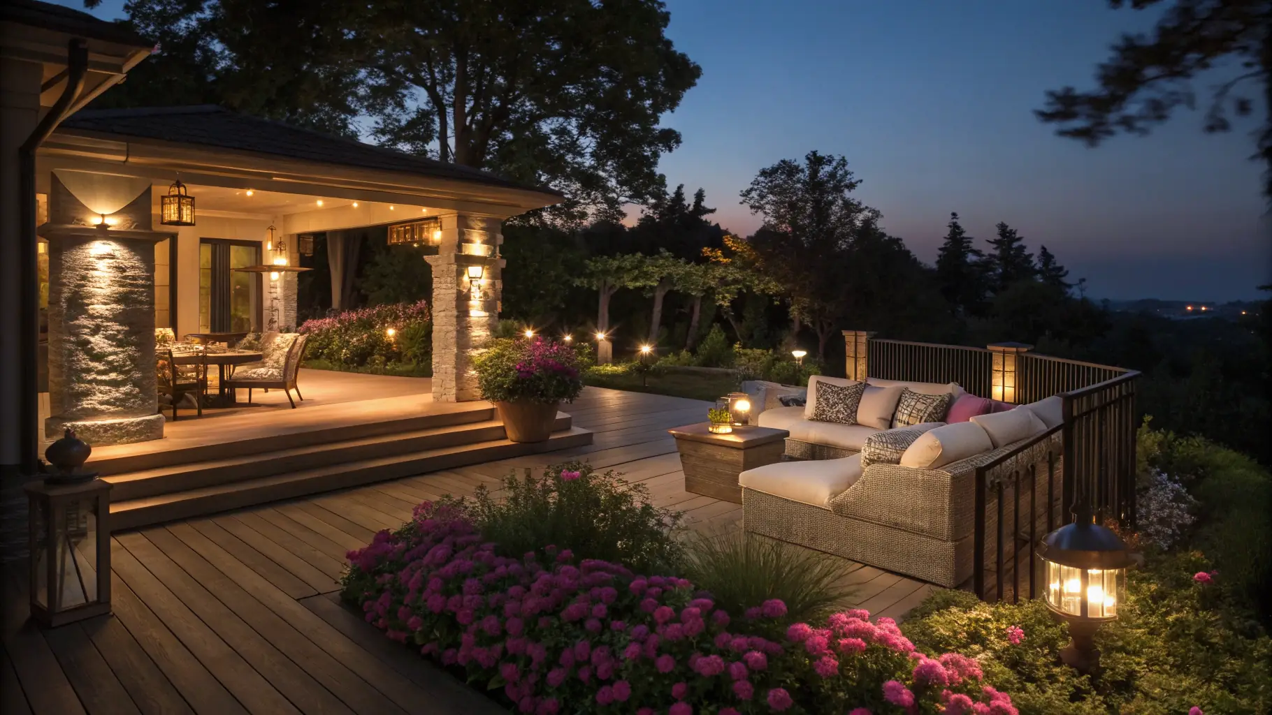 Portfolio project: Composite Deck with Lighting – GeorgianDeck.com ...